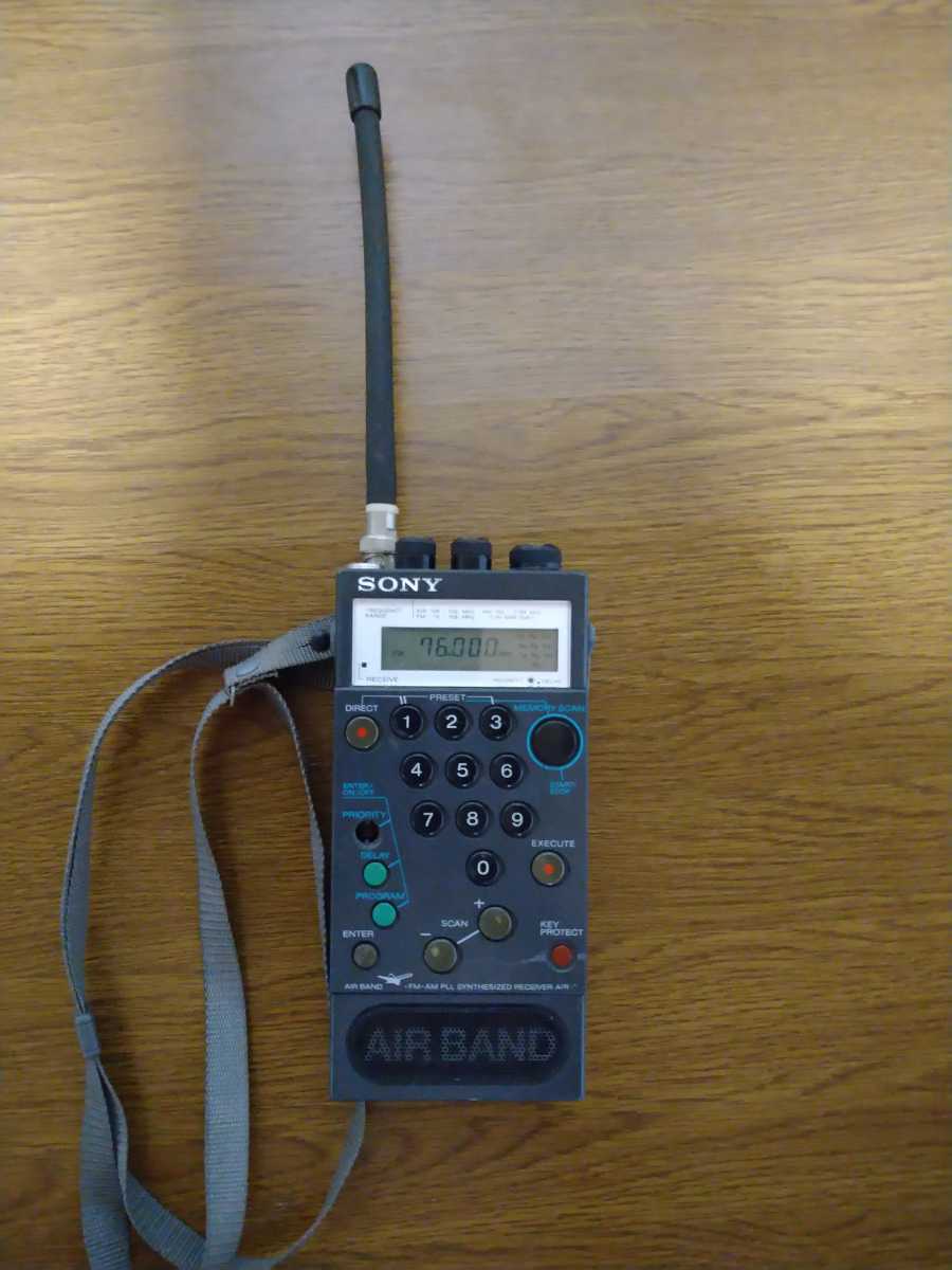 SONY エアーバンドレシーバー FM-AM PLL SYNTHESIZED RECEIVER AIR-7 通電確認済み ジャンク品(受信機 ...