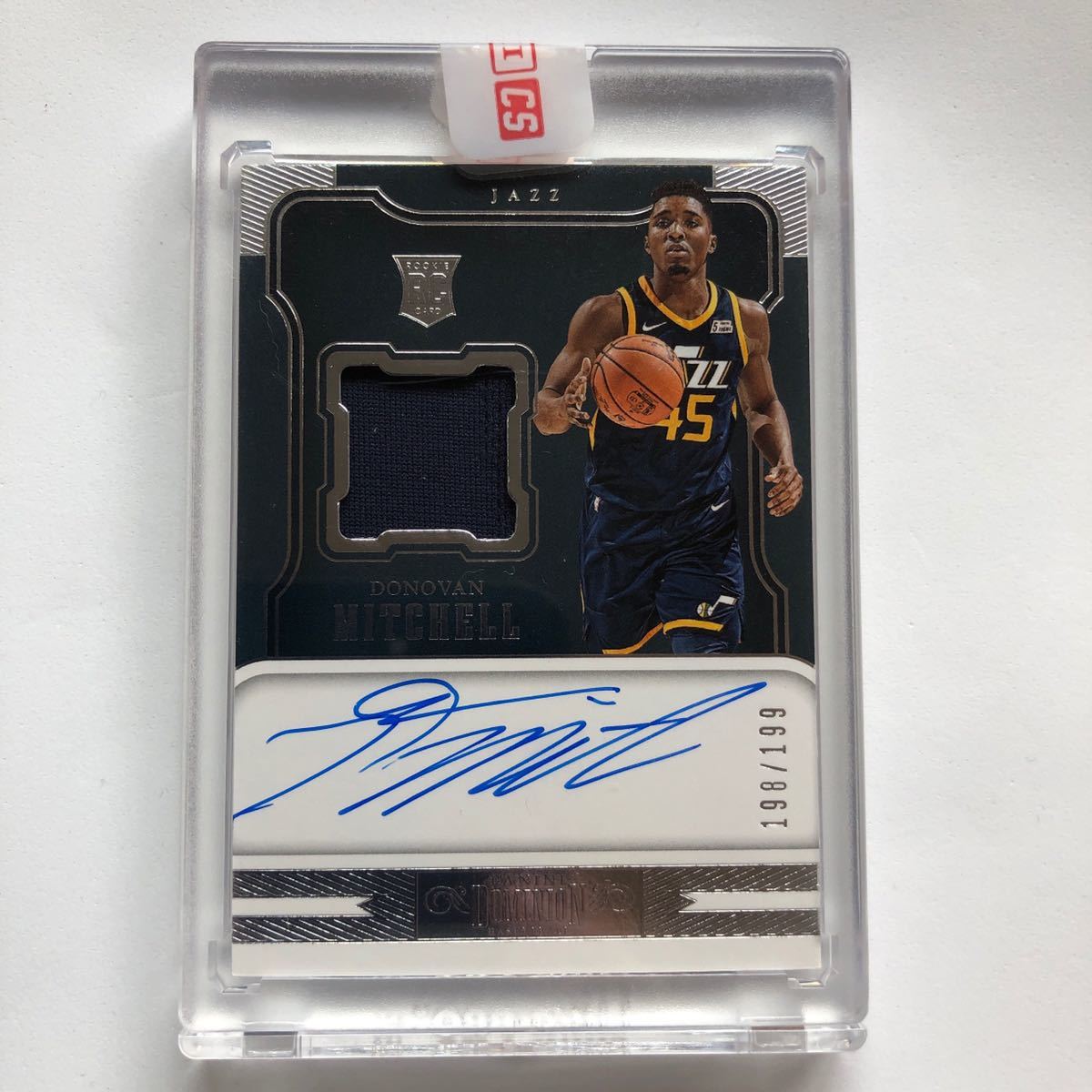 Panini 2017-18 dominion donovan mitchell rookie jersey autograph 199枚限定 ...