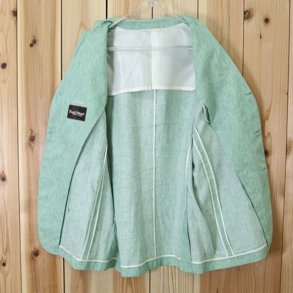 PT03930 ポールスチュアート テーラードジャケット 麻100％ グリーン系 LL Paul Stuart(男性用)｜売買されたオークション情報、yahooの商品情報をアーカイブ公開 ...
