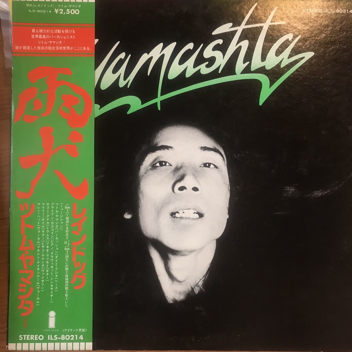 ツトム ヤマシタ / 雨犬 レインドッグ stomu yamashita rain dog 見本盤 アイランド原盤 和モノ プログレッシブ ...