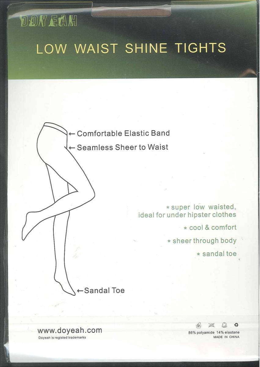 2枚SET/DOYEAH 0878/10デニール 色番215ヌード ローウエスト光沢 マチ無し オールスルーパンスト(Mサイズ)｜売買された ...