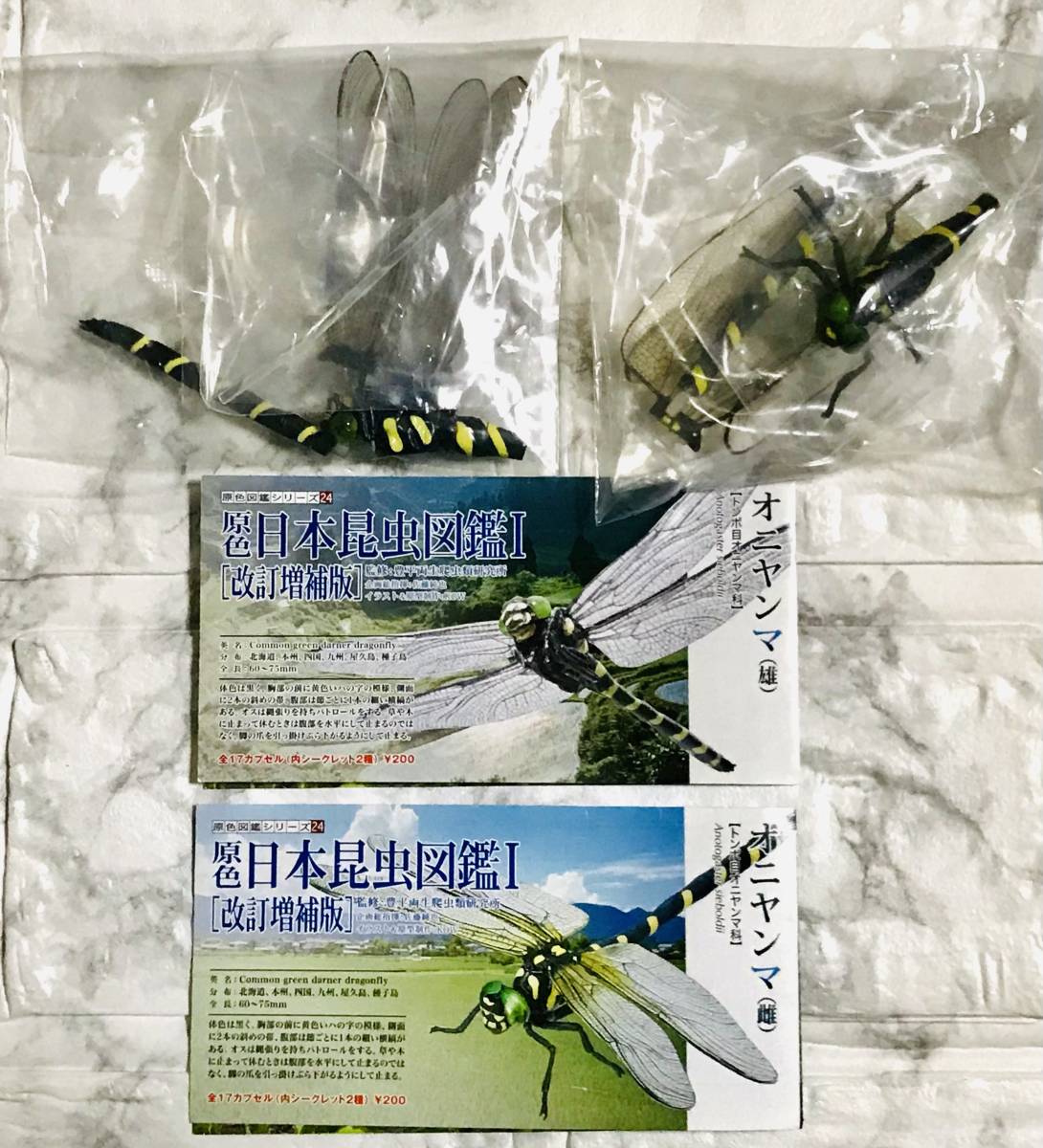 ユージン 原色日本昆虫図鑑 Ⅰ 改訂増補版 / オニヤンマ 雄 & 雌 フィギュア Yujin 2種セット(生き物)｜売買されたオークション ...