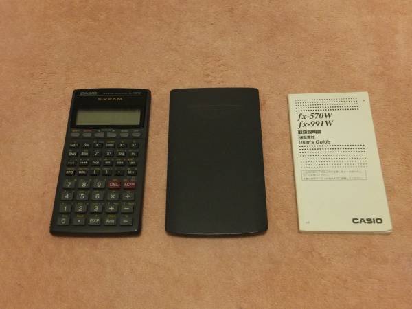 CASIOカシオ関数電卓 fx-570W(カシオ)｜売買されたオークション情報、yahooの商品情報をアーカイブ公開 - オークファン ...