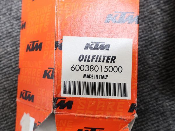 KTM オイルフィルター 60038015000 990 ADVENTURE/R 990 SUPER DUKE 1050/1190 RC8/R ...