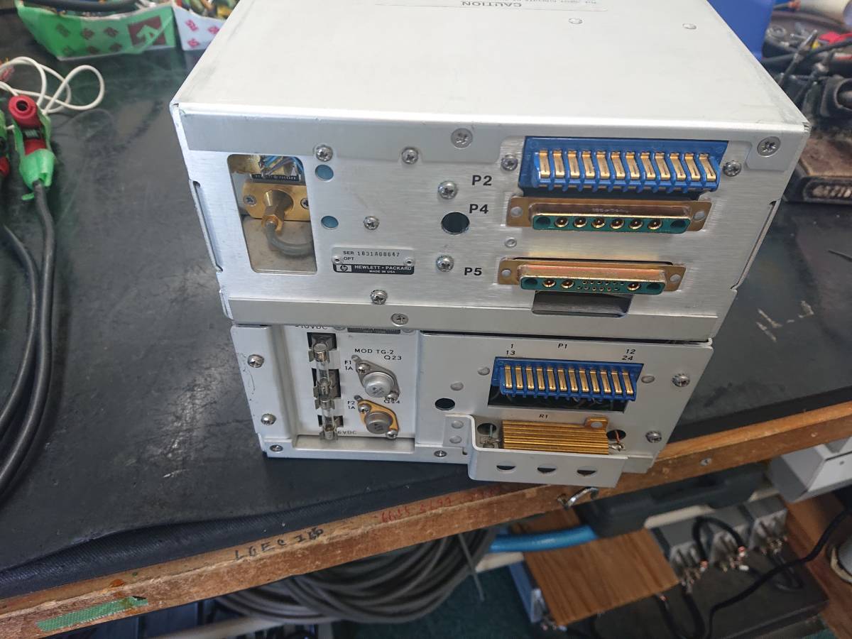 スペアナ HP141T RFセクション 8555A IFセクション8552B(その他)｜売買されたオークション情報、yahooの商品情報を ...