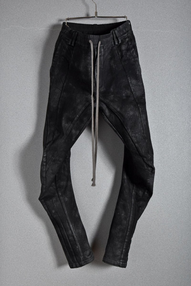 A.F ARTEFACT 20AW ANATOMICAL FITTED LONG PANTS / COATED STRETCH DENIM ...