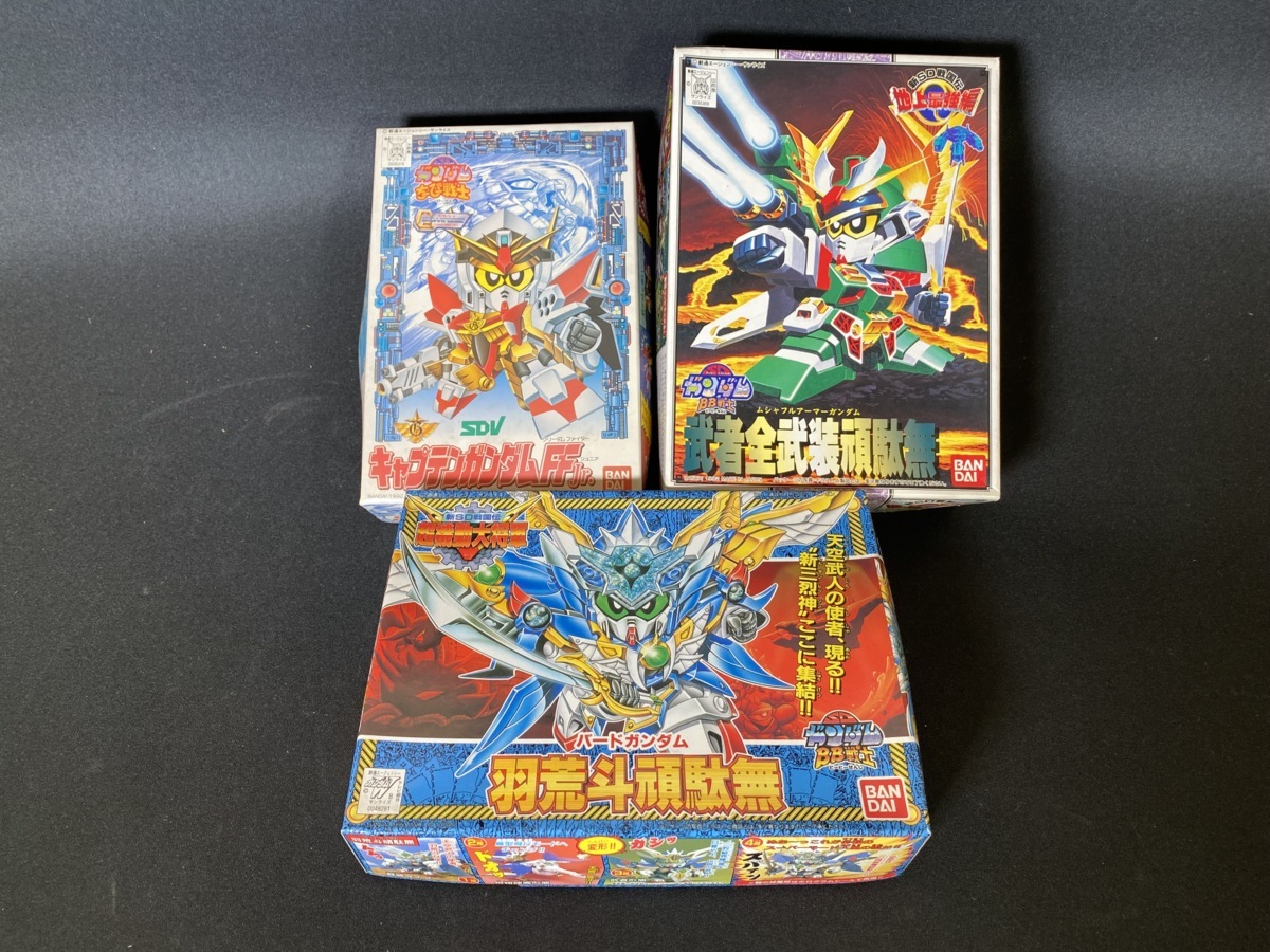 J-628 BANDAI バンダイ/ガンダム/ガンダムBB戦士/ちび戦士/羽荒斗頑駄無など/3点セット/プラモデル/未組立/現状品/箱汚れ少々あり(SDガンダムBB戦士)｜売買された ...