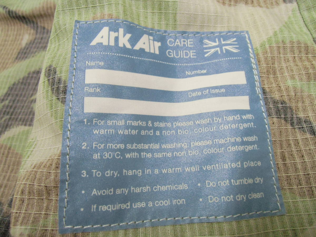 Ark Air アークエアー ミリタリージャケット ジャケット マウンテンパーカー マンパー カモフラージュ フライトジャケット イギリス製 ...