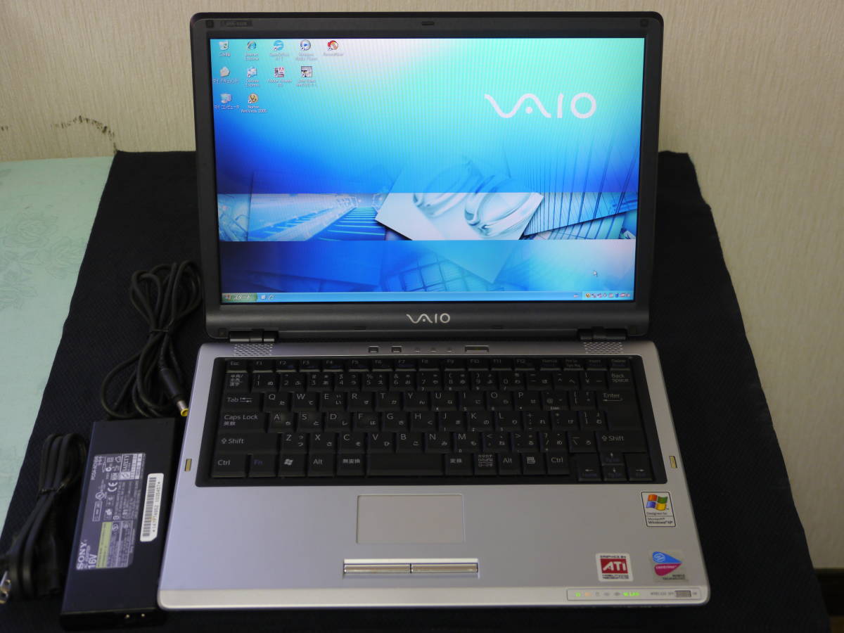 SONY VAIO NOTE VGN-S52B/S Pentium M 725 1.6GHz/1GB/60GB/COMBO/13.3inch ...