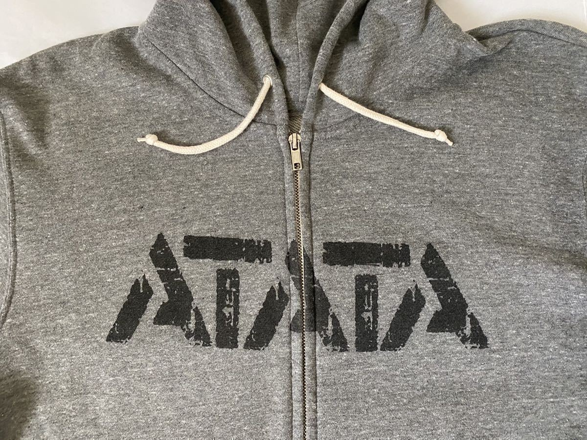 ATATA ジップアップ パーカー Lサイズ Holstein bacho RETROMAIA MOROHA spike shoes OVER ARM THROW PIZZA OF DEATH ...