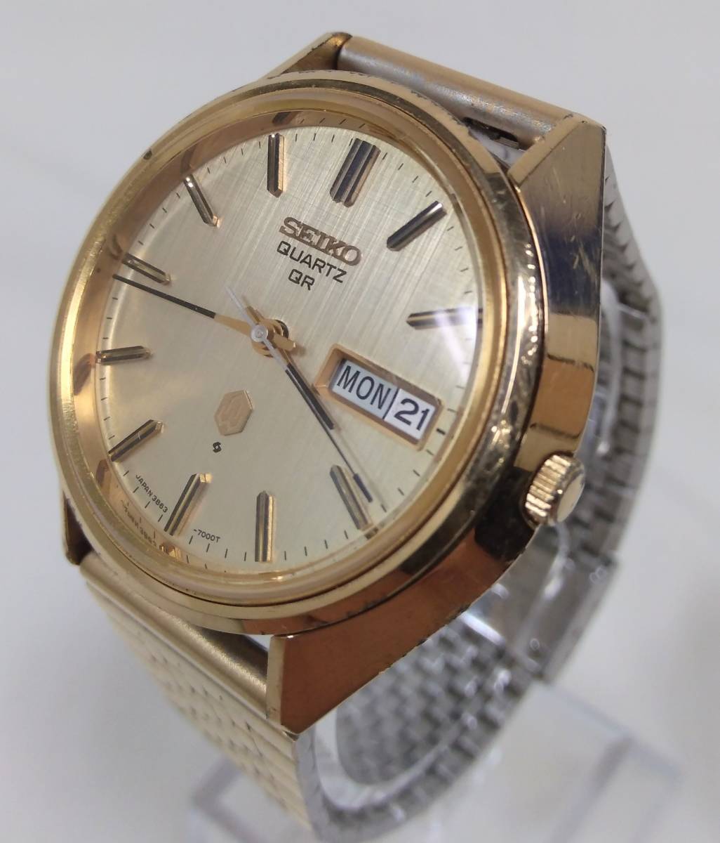 SEIKO 3863-7000 セイコー アンティーク ヴィンテージ クォーツ 白文字盤(その他)｜売買されたオークション情報、yahooの ...