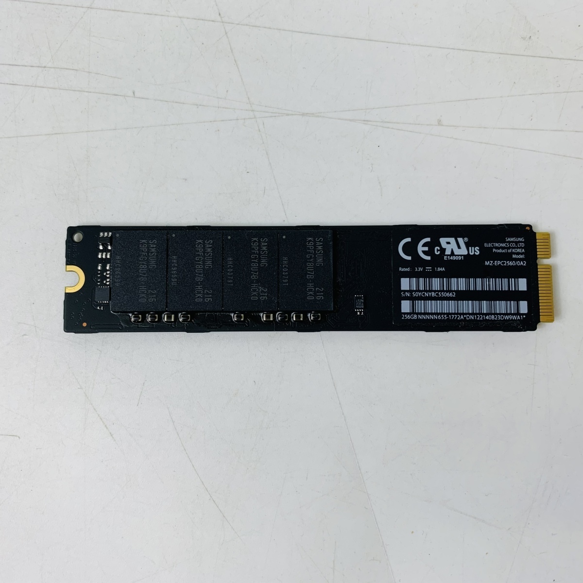 み 595時間 Apple純正 PCIe APPLE SSD SM256E 251GB MacBook Pro， Air，Mac Pro ...