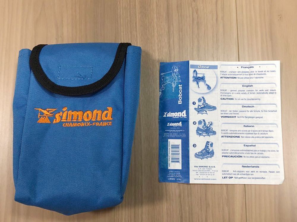 Simond シモン/Bobcat ボブキャット/6本爪アイゼン クランポン/軽アイゼン/ケース付き/雪山低山残雪期などに(アイゼン)｜売買されたオークション情報、yahooの商品情報を ...