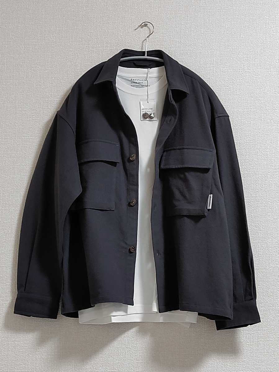 BAYFLOW ベイフロー 冬素材 厚手シャツ トップス 濃いグレー(男性用)｜売買されたオークション情報、yahooの商品情報をアーカイブ ...