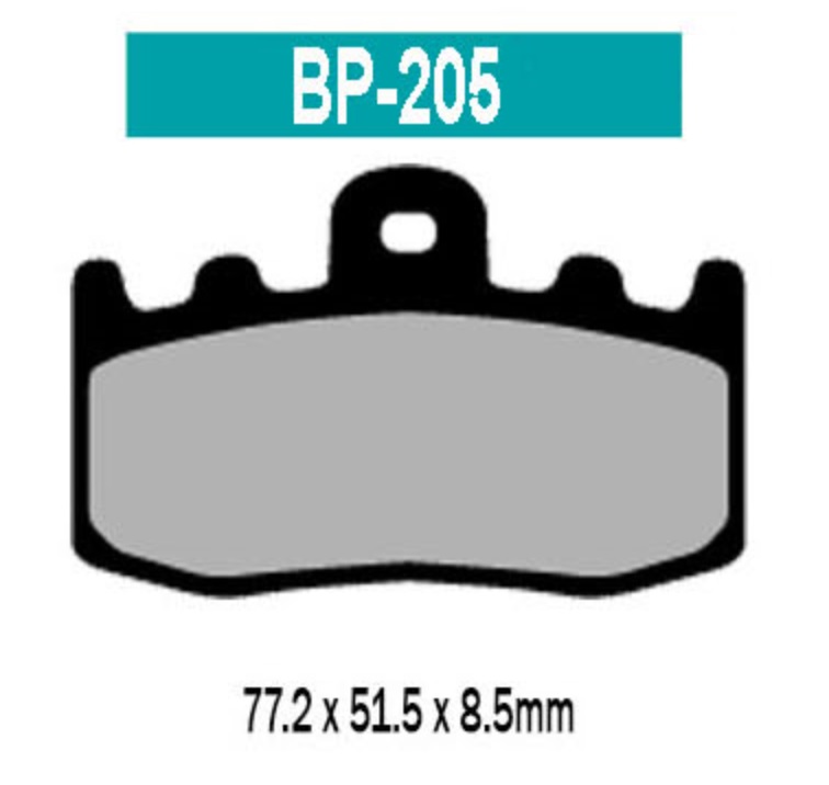Project μ レボブレーキパッド BP-205E BMW K1200GT / K1200RS / K1200S / R1200GS ...
