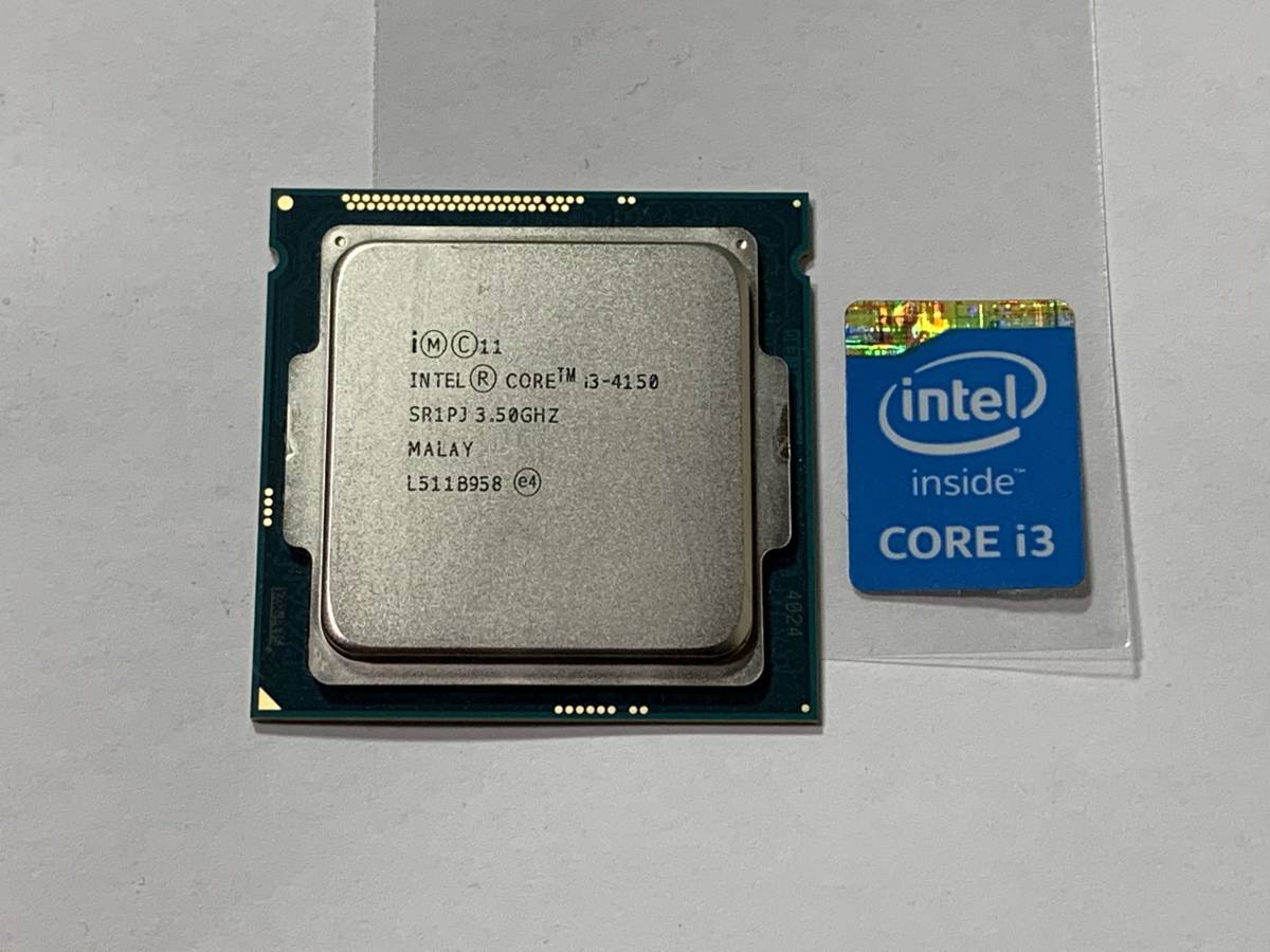 Intel Core i3-4150 3.50GHz SR1PJ LGA1150 良品 インテル(Core i3)｜売買されたオークション情報 ...
