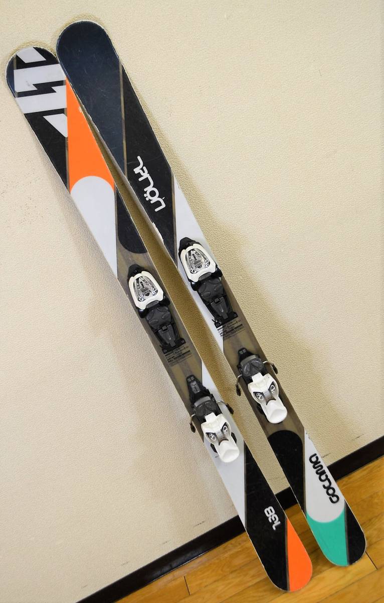 訳有 VOLKL GOTAMA JR 138cm 子供用ツインフルロッカースキー フォルクル ゴータマ MARKER 調整ビン付 ジュニア ...