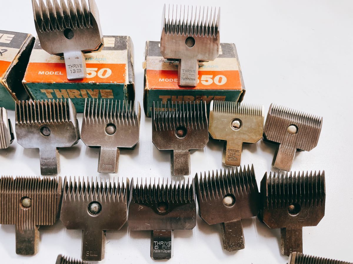 01ひ79 理容 電気バリカン バリカン アタッチメント 替刃 THRIVE SPEEDIK SHIMIZU MONGY 1mm 2mm 3mm 5mm 6mm 7mm 8mm 9mm ...
