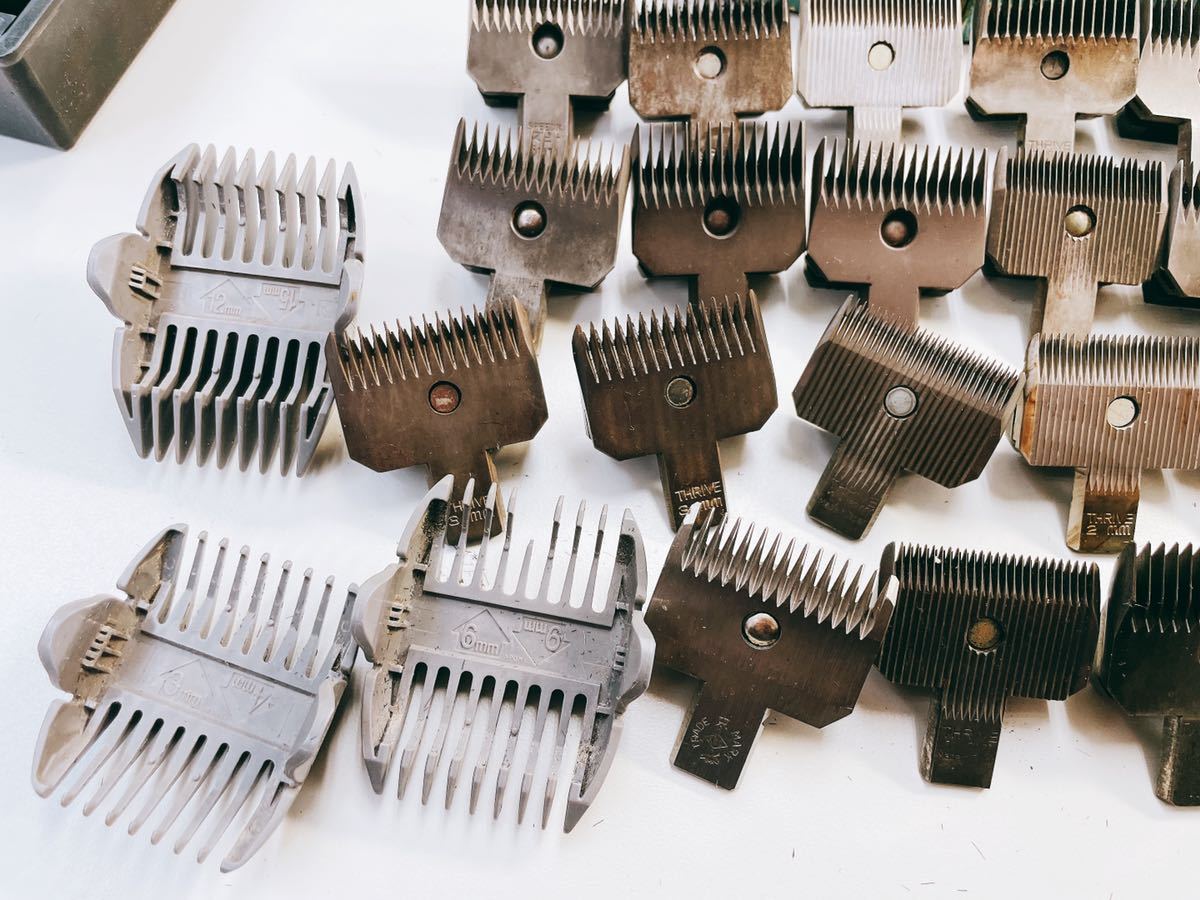 01ひ79 理容 電気バリカン バリカン アタッチメント 替刃 THRIVE SPEEDIK SHIMIZU MONGY 1mm 2mm 3mm 5mm 6mm 7mm 8mm 9mm ...