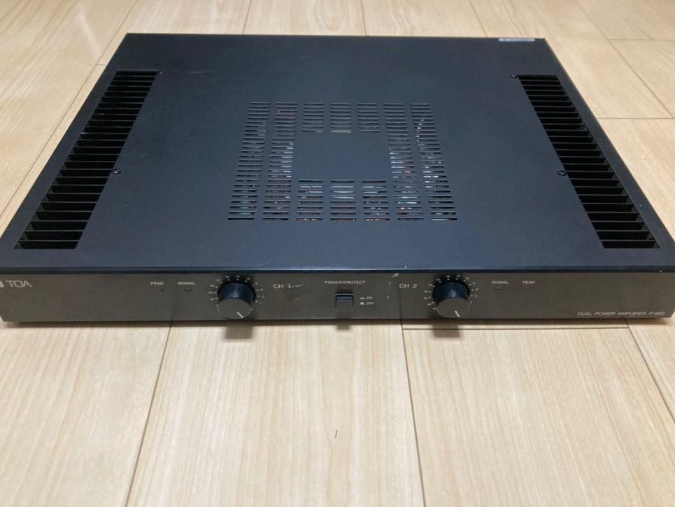 TOA P60D パワーアンプ トーア デュアル パワーアンプ P-60D 2ch DUAL POWER AMPLIFIER(パワーアンプ ...
