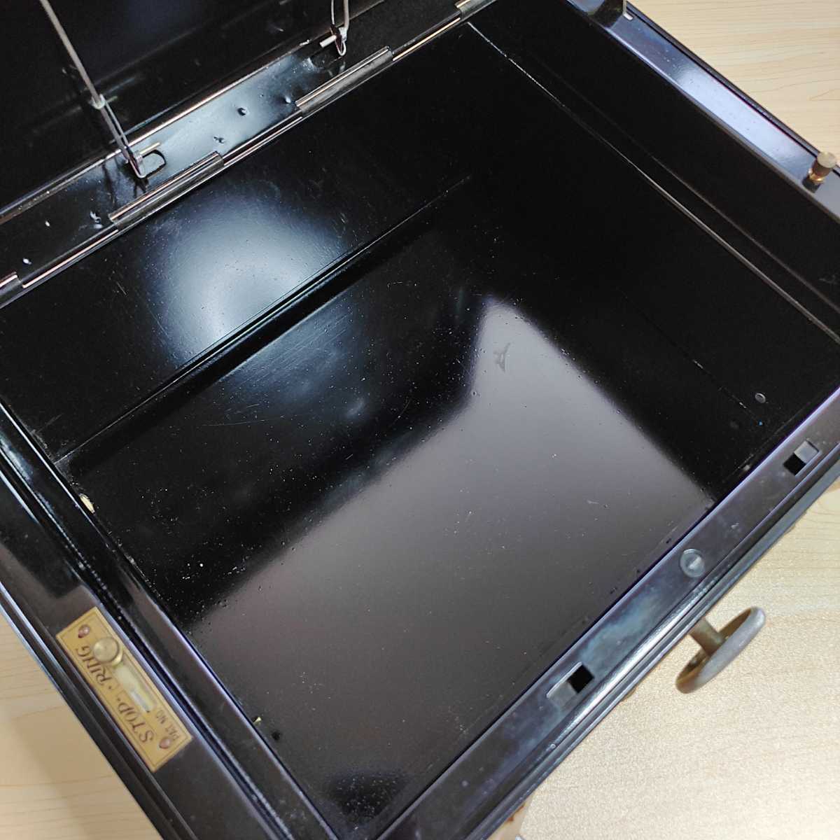 昭和レトロ PLUS ALARM CASH BOX 手提金庫 アラームキャッシュボックス インテリア 店舗什器 手提げ金庫 アンティーク ...