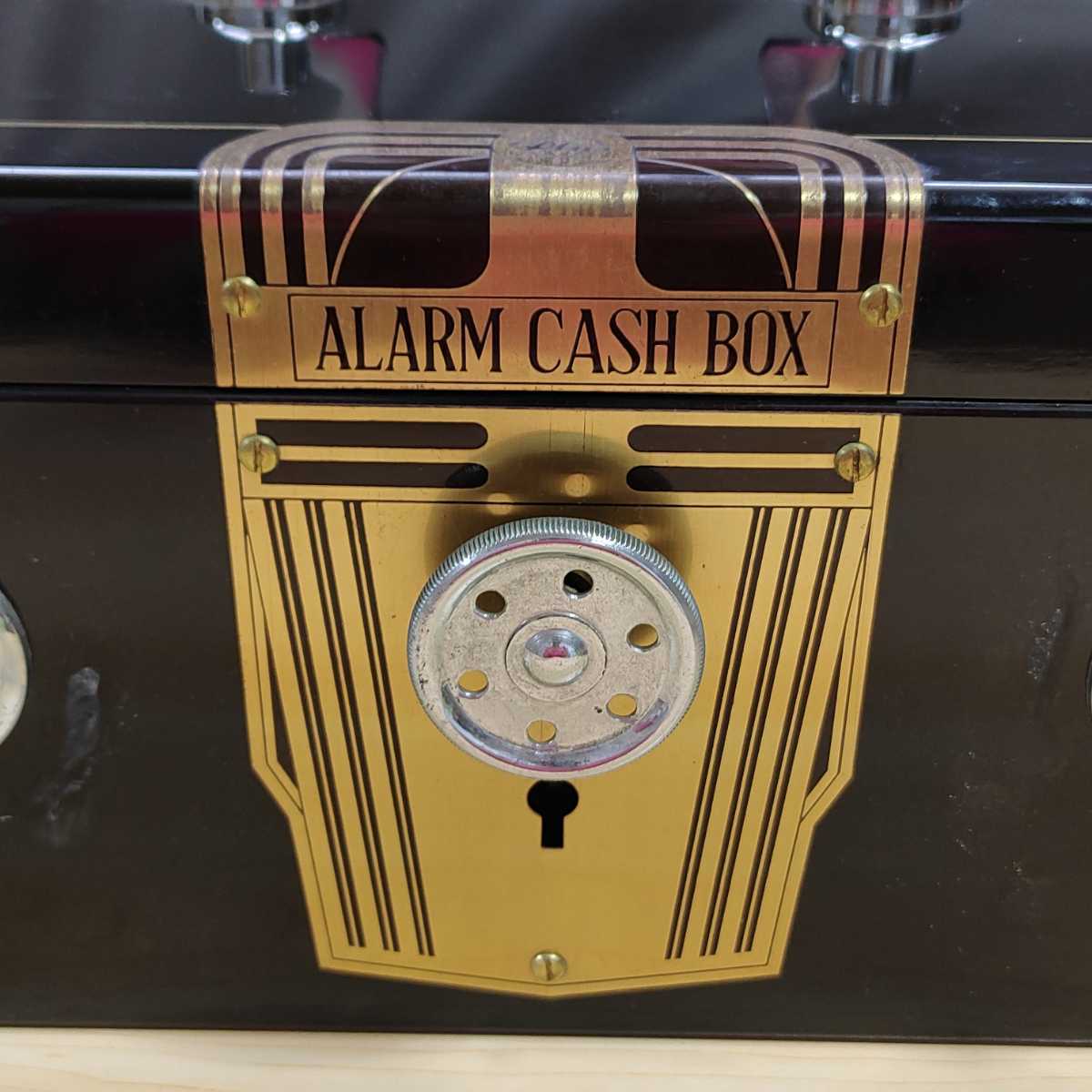 昭和レトロ PLUS ALARM CASH BOX 手提金庫 アラームキャッシュボックス インテリア 店舗什器 手提げ金庫 アンティーク ...