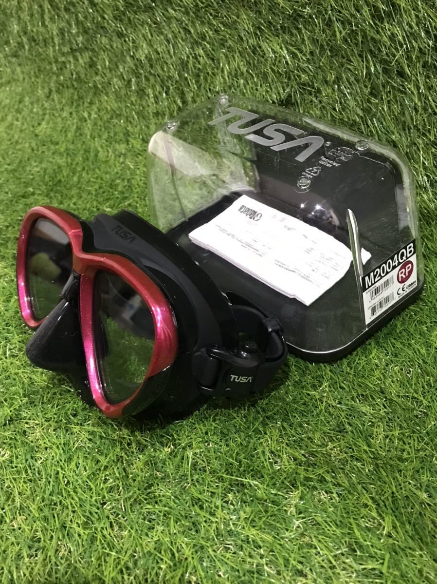 TUSA Intega ダイビング マスク M2004SQB RP レッドピンク 度付きレンズ可能(マスク)｜売買されたオークション情報 ...