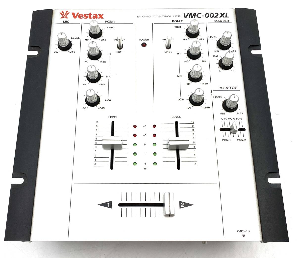 取扱説明書付 動作極 Vestax ベスタクス VMC-002 XL DJミキサー 高音質 プロ仕様 Mixing Console ミキサー ...