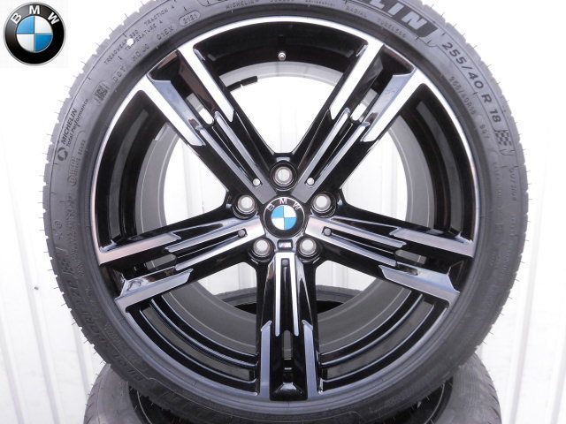 稀少品 BMW 4シリーズ G22 純正 ダブルスポークスタイリング 848M バイカラー ジェットブラック 4本セット価格 3シリーズ ...