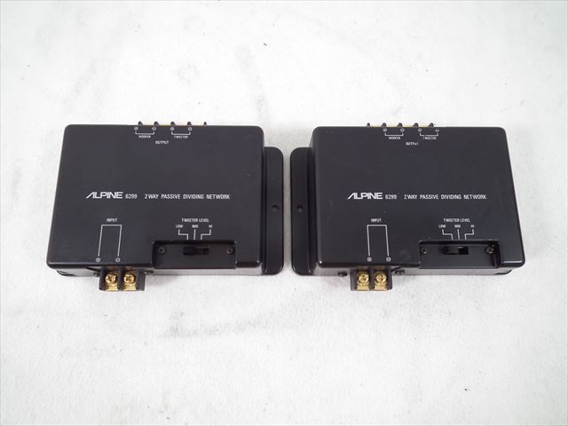 ALPINE アルパイン 6299 ネットワーク 2WAY PASSIVE DIVIDING NETWORK 現状品 220206A2718 ...