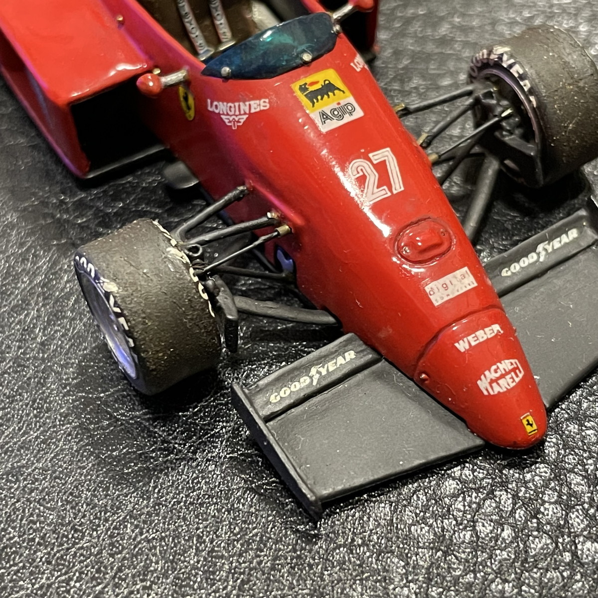 1/43 ハンドメイド 完成品 フェラーリ F186 前期型 開幕戦 ブラジルGP 1986 M.アルボレート / S.ヨハンソン FDS ...