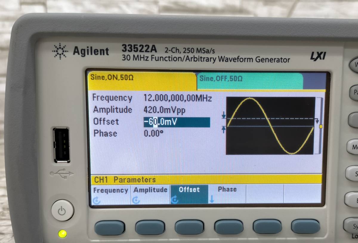 Agilent 33522A 2-Ch 250MSa/s 30MHz Function Generator/アジレント 任意波形発生器(その他 ...