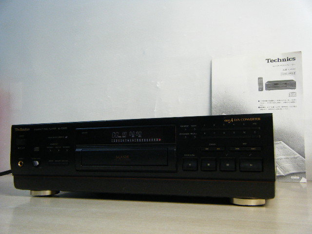 1ふ58 Technics/テクニクス CDプレーヤー SL-PS860 説明書付き コンパクトディスクデッキ オーディオ機器 日本製 ジャンク品 通電OK(一般)｜売買されたオークション情報 ...
