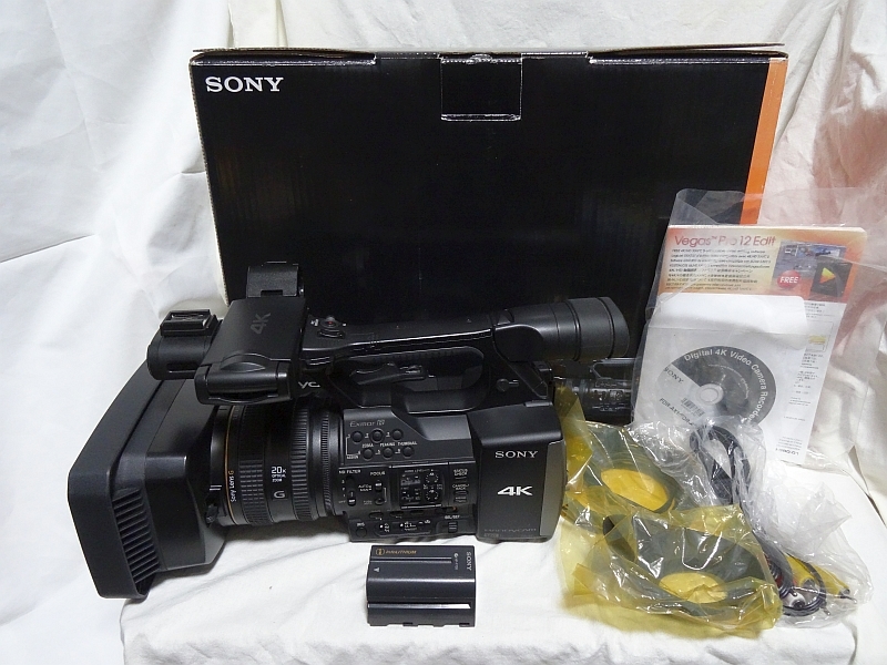 SONY プロ用4Kビデオカメラ FDR-AX1/元箱入 ジャンク品(ソニー)｜売買されたオークション情報、yahooの商品情報をアーカイブ ...
