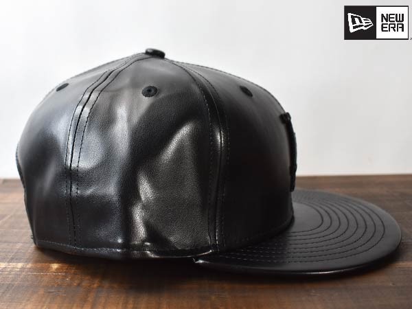 H792 品 NEW ERA ニューエラ 9 FIFTY M-Lフリーサイズ MLB LA DODGERS ドジャース PUレザー キャップ ...