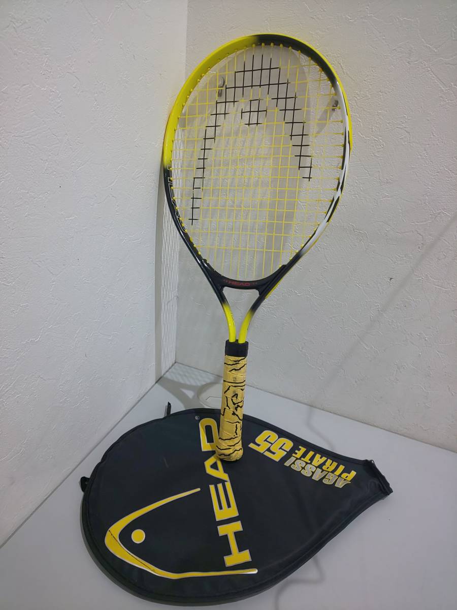 41352 HEAD AGASSI PIRATE 55 テニスラケット 硬式(ヘッド)｜売買されたオークション情報、yahooの商品情報を ...