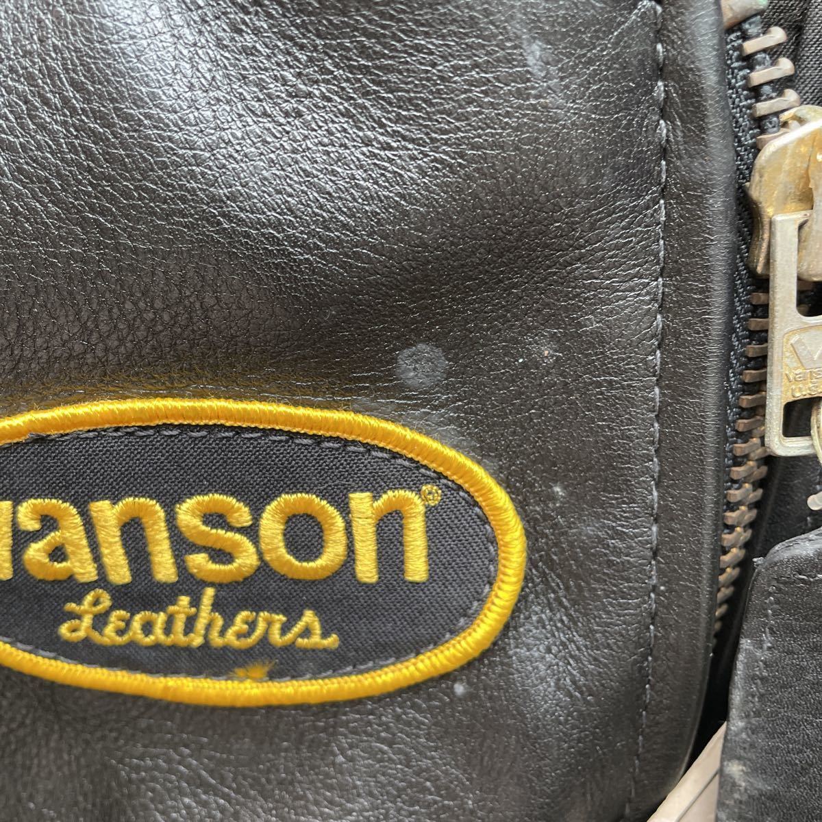 VANSON バンソン レザージャケット USA製 48 革ジャン ライダースジャケット ブラック(ライダースジャケット)｜売買されたオークション情報、yahooの商品情報をアーカイブ公開 ...