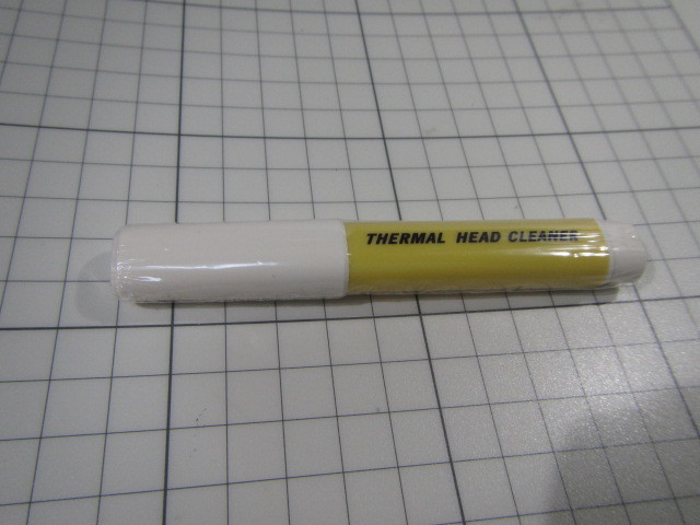 感熱ヘッドの掃除 メンテナンスに THERMAL HEAD CLENER 管理：827 サーマルヘッドクリーナー 券売機 バーコード ラベラー ...
