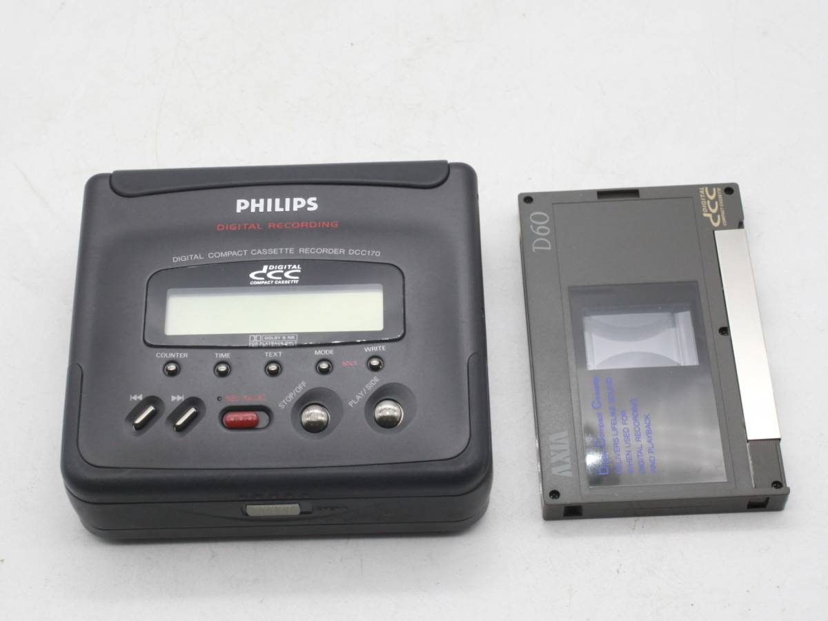 PHILIPS DCC170 ポータブル 録音 カセット フィリップス(録音、再生)｜売買されたオークション情報、yahooの商品情報を ...