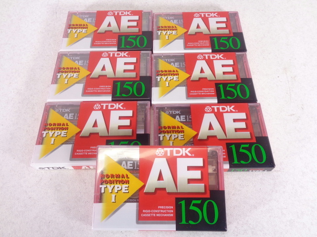 ① TDK カセットテープ AE150 ノーマルポジション 7本まとめて(記録媒体)｜売買されたオークション情報、yahooの商品情報を ...