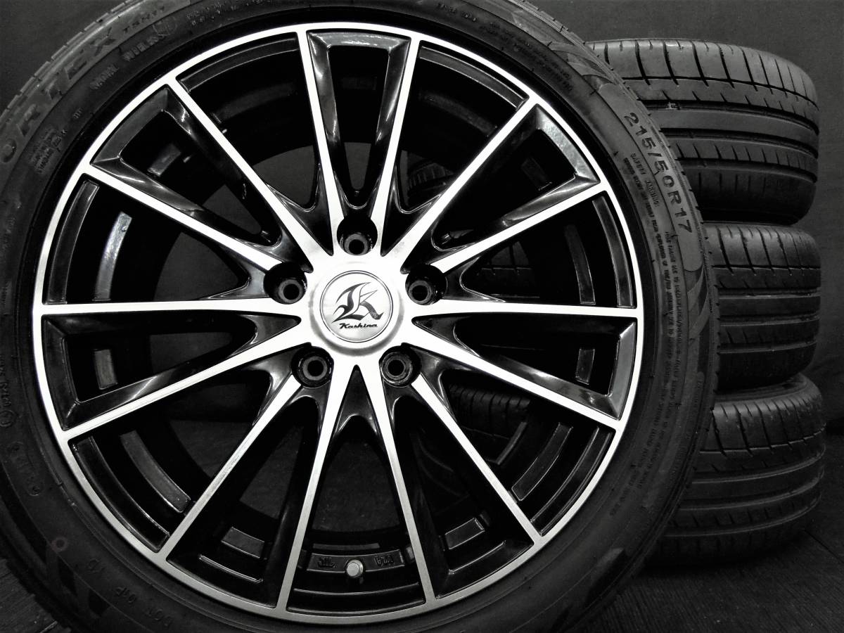 極上品 TECHNOPIA KASHINA FV-7+2019年製 215/50R17 激溝4本SET プリウスα ノア ヴォクシー ステップワゴン ストリーム セレナ(ラジアルタイヤ)｜売買 ...