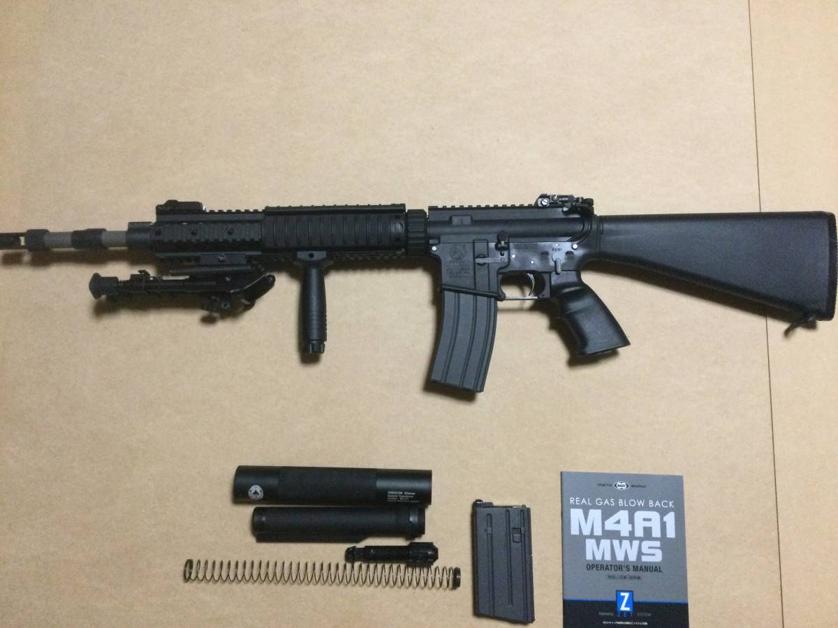 SPR Mk12 mod.1 東京マルイ MWSベース G&Pカスタム ガスブローバック /M4A1/MWS/MK12/MOD.1/(ガスガン ...