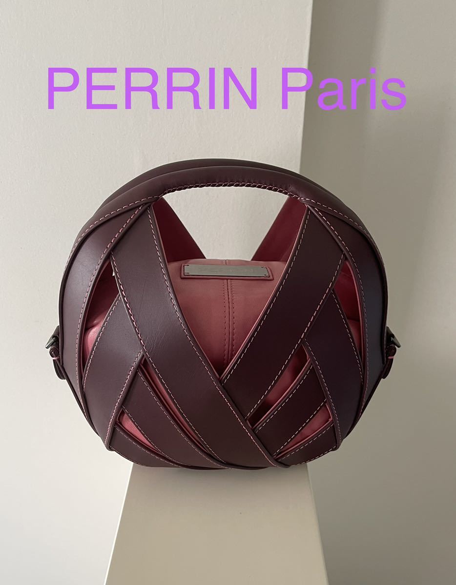 PERRIN paris ペランパリ パニエ バッグ ボルドー系×ピンク(女性用)｜売買されたオークション情報、yahooの商品情報をアーカイブ公開 - オークファン（aucfan.com）
