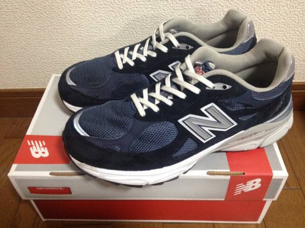 NEW BALANCE M990NV3 ネイビー 26.5cm 2E(26.5cm)｜売買されたオークション情報、yahooの商品情報を ...