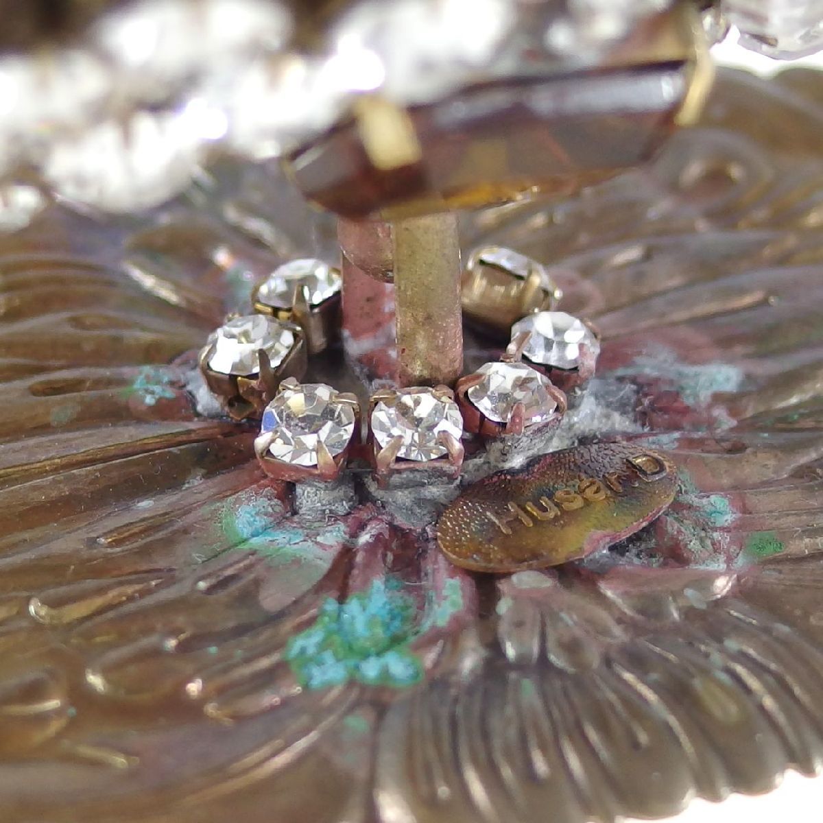 C5980 HUSAR.D 両面仕様 クリスマスツリーの置物 高さ約17.2㎝ チェコ ガラス ラインストーン ハンドメイド ヴィンテージ(その他)｜売買されたオークション情報、yahooの ...