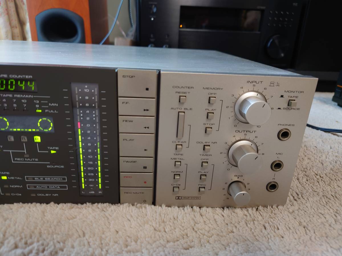 録音再生早送り巻戻し確認済 Pioneer CT-970 Ribbon Sendust 3Head Quartz PLL D.D.2Motor ...