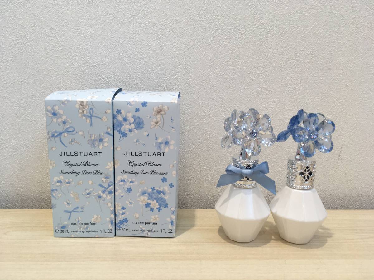 H16012 JILL STUART ジルスチュアート クリスタルブルーム サムシングピュアブルー セント オードパルファン 30ml×2個 ...