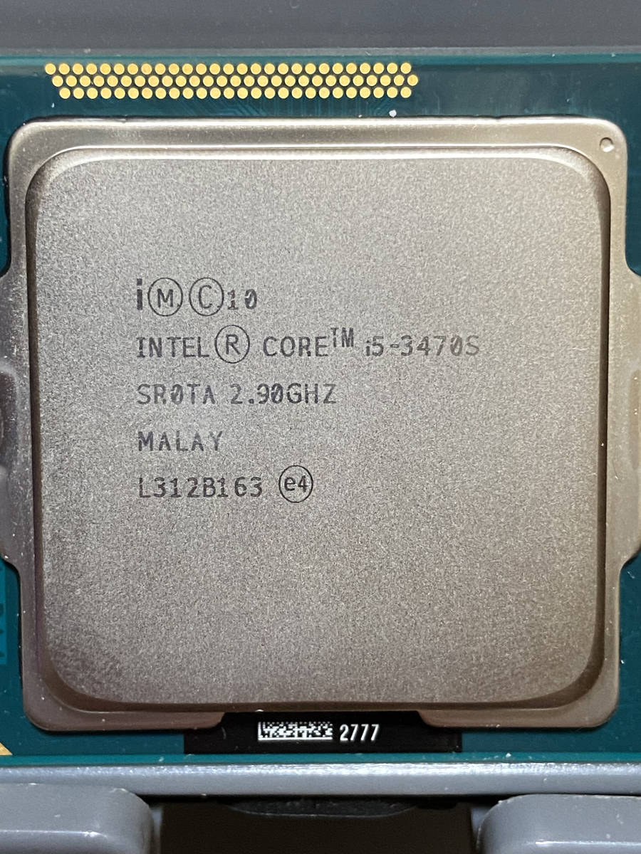 Intel Core i5-3470S / Ivy Bridge / 4コア4スレッド / TDP65w(Core i5)｜売買された ...