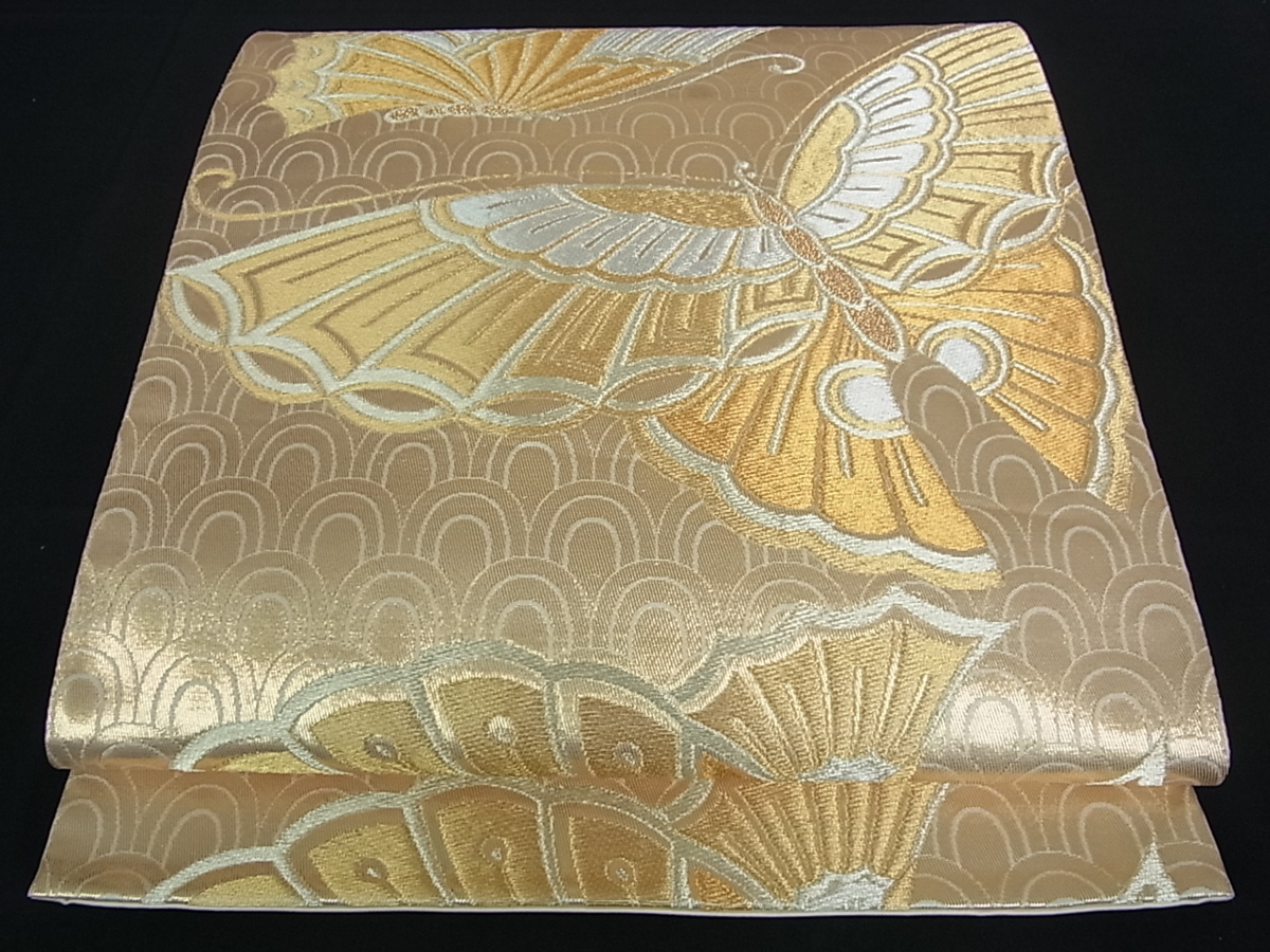 花美人着物 西陣 六通柄袋帯 糸錦袋帯 双蝶清海文 金銀糸 逸品 bc839(仕立て上がり)｜売買されたオークション情報、yahooの商品情報 ...