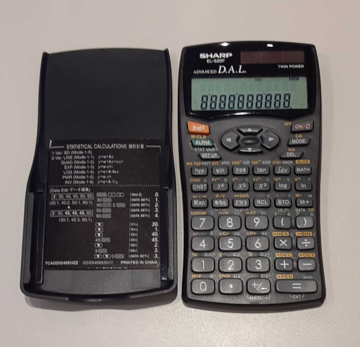 SHARP 関数電卓 Pythagoras EL-520F ADVANCED D.A.L ツインパワー(シャープ)｜売買されたオークション情報、yahooの商品情報をアーカイブ公開 ...